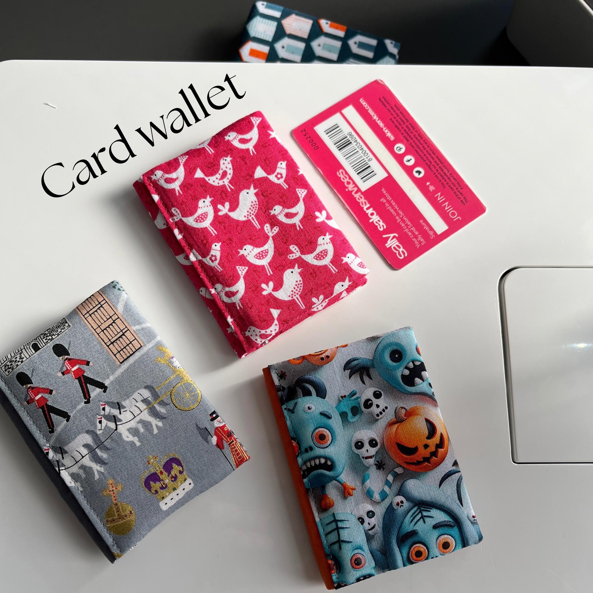 Small Velcro Card Wallet Pattern - Etsy