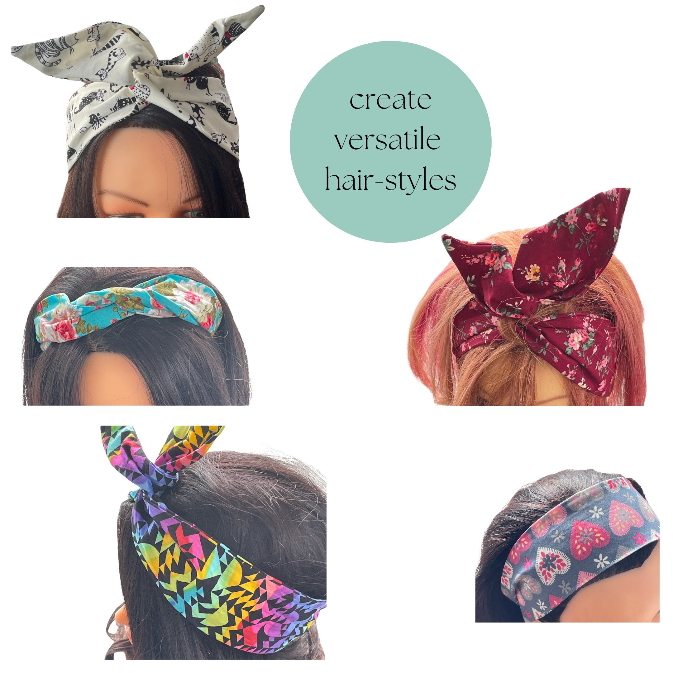 Wire Hair Wrap PDF Sewing Pattern - Etsy Australia