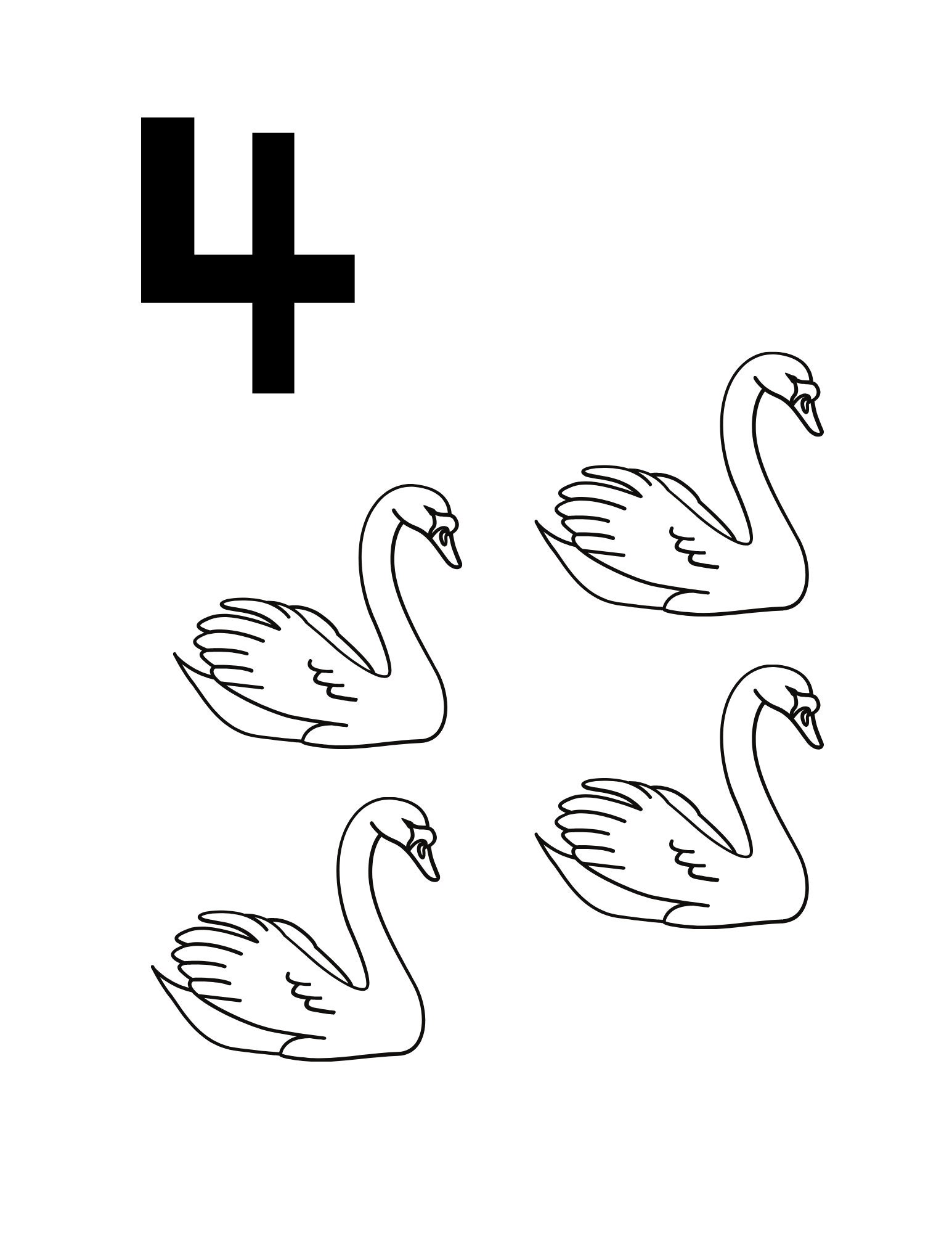 Coloring Pages Digital Download Preschool Coloring Pages Numbers ...