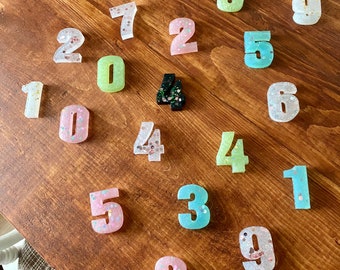 Resin Numbers - Etsy