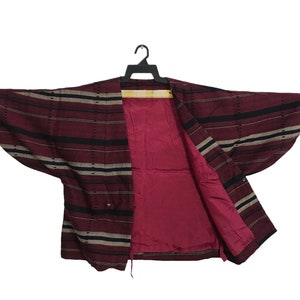 Vintage Uppawari Kimono Japanese Traditional Noragi Haori Hanten Jinbei ...