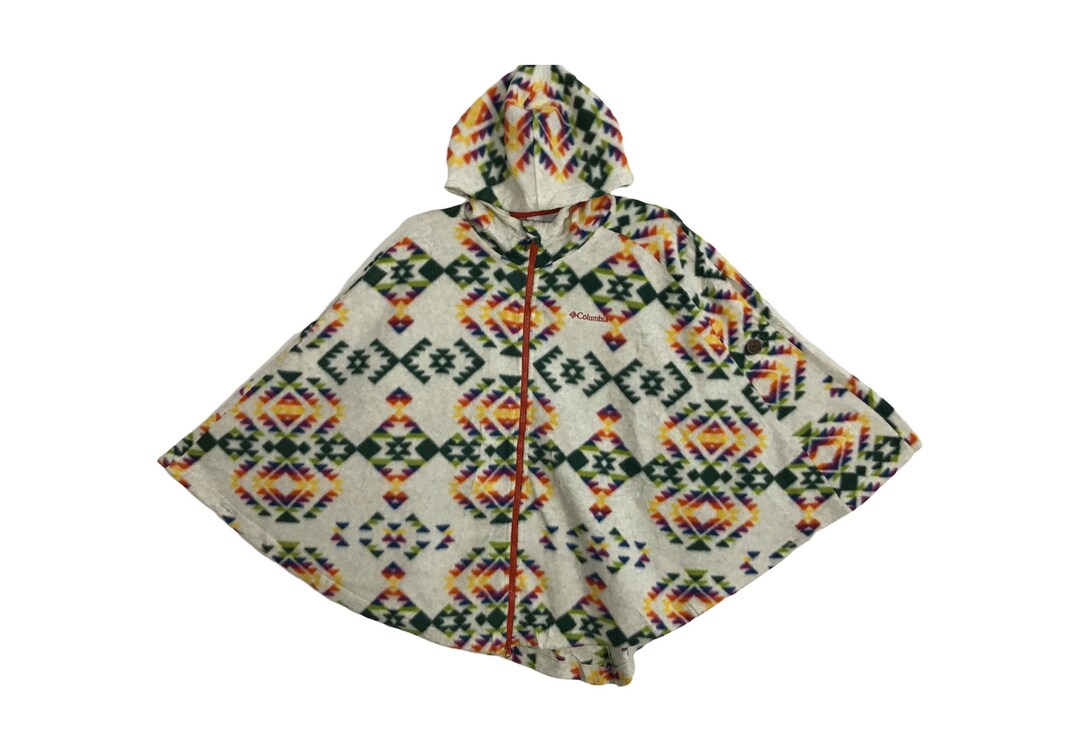 Columbia Cloaks Fleece Navajo Native Ponchos Hoodies Jacket Fashion ...