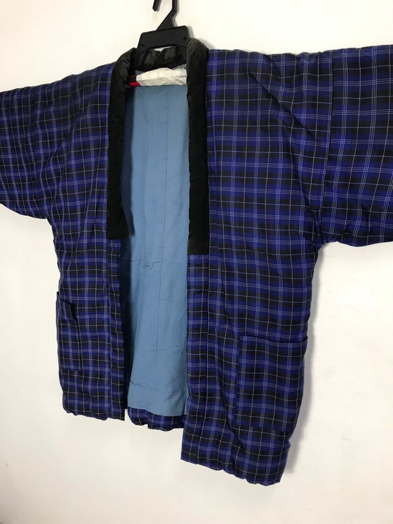 Vintage Kimono Japanese Traditional Noragi Haori Hant… - Gem