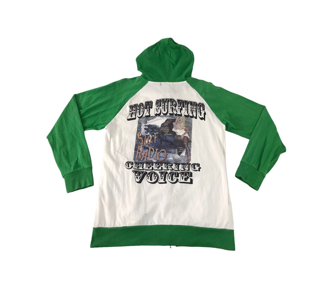 Vintage Defective Struct Hot Surfing Surf Radio Cheering Voice Hoodies ...
