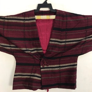 Vintage Uppawari Kimono Japanese Traditional Noragi Haori Hanten Jinbei ...