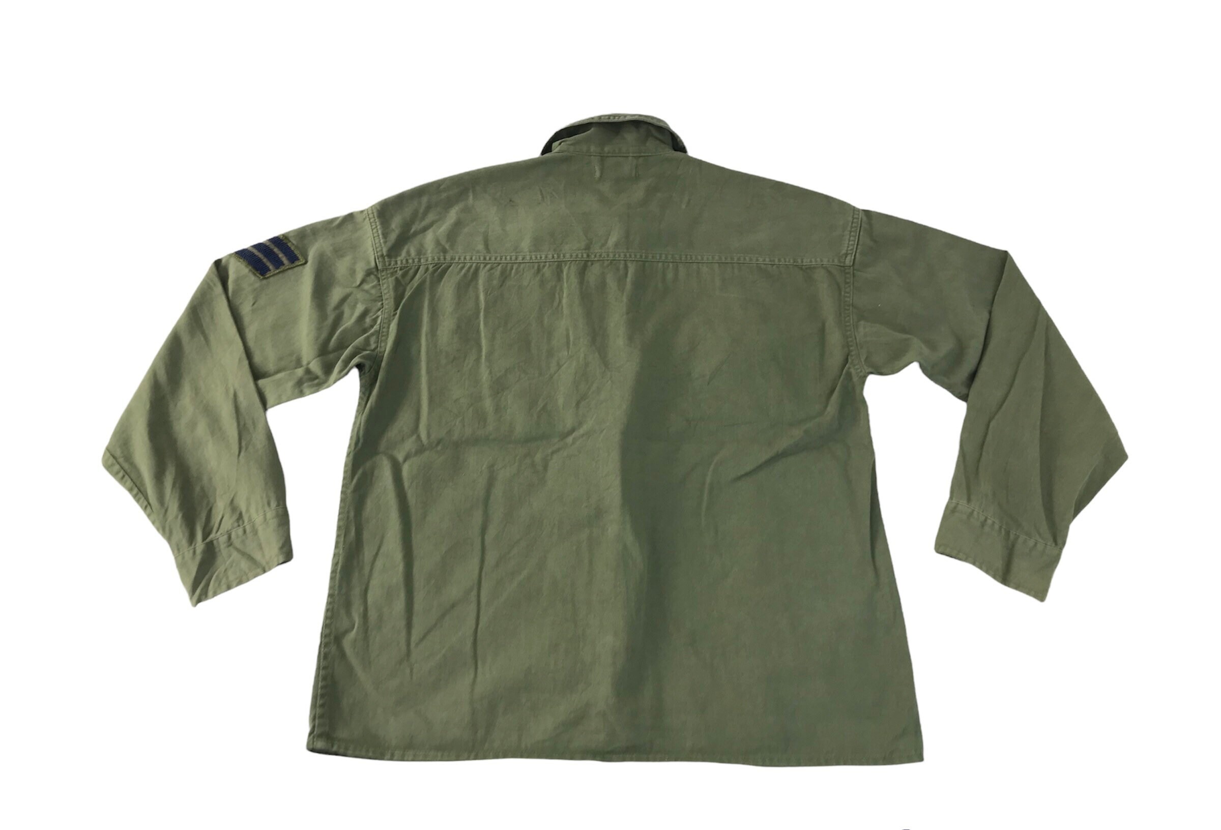 Vintage Style US Army Olive Green Khakis Button up Shirt Three - Etsy