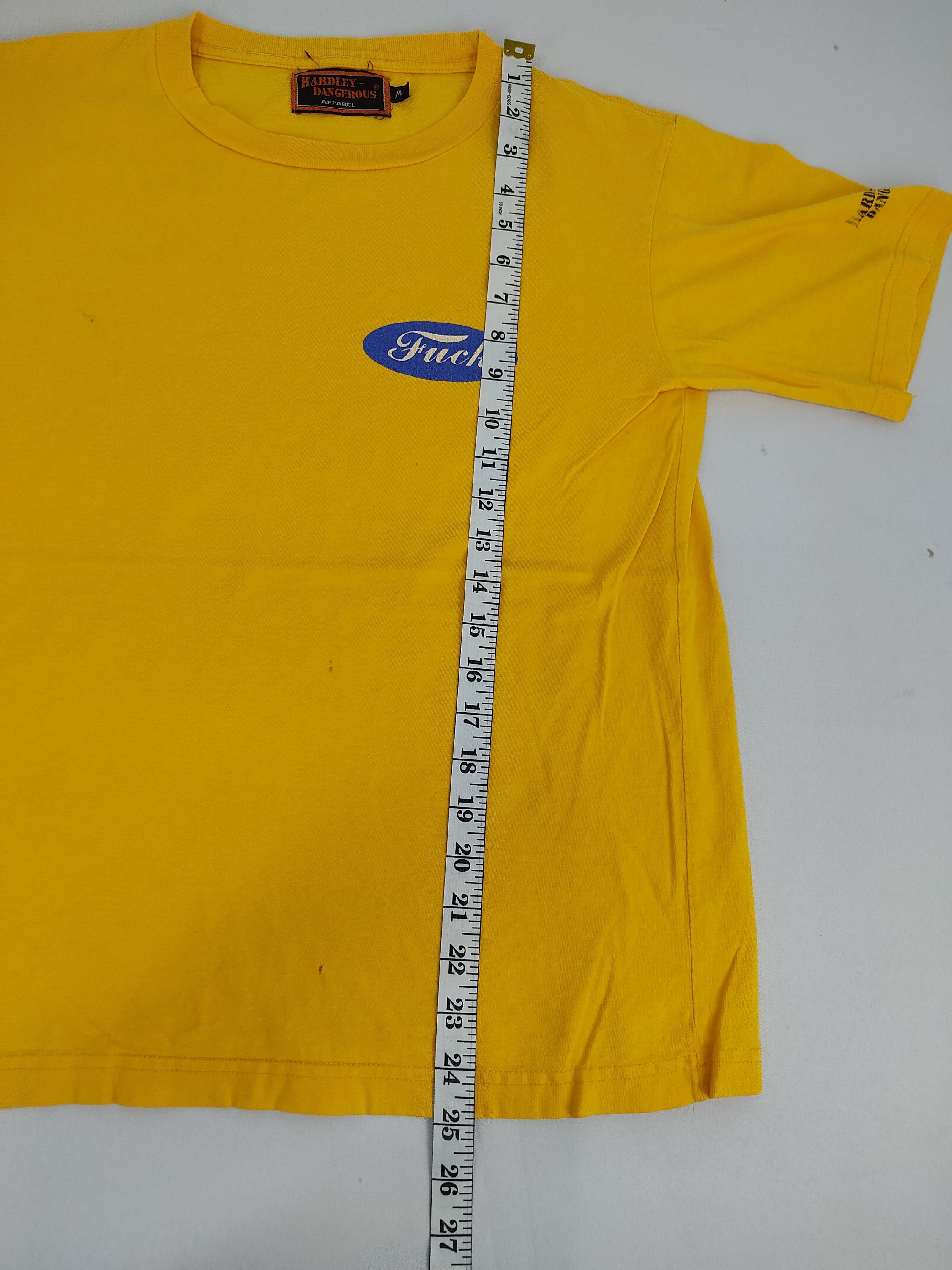 Vintage 90s Hardley Dangerous F**k Ford Style Logo Tee T-shirt Printed ...