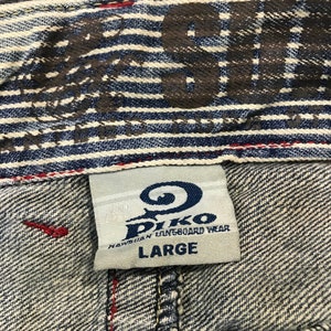 Vintage Japanese Brand Piko Aloha Distressed Denim Jeans Indigo ...
