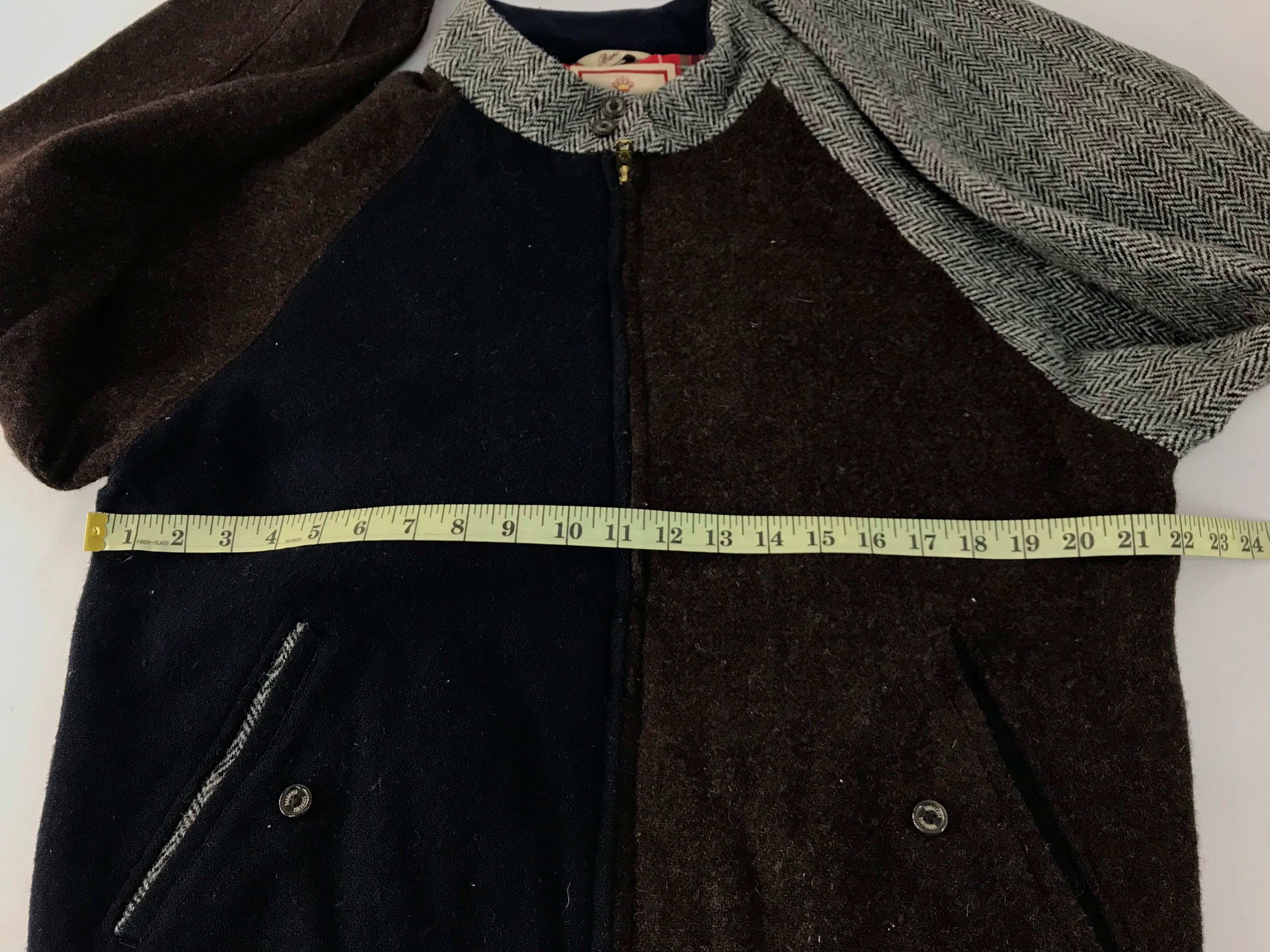 Vintage Harris Tweed X Baracuta Centery Label Jacket Wool Woven Checked ...
