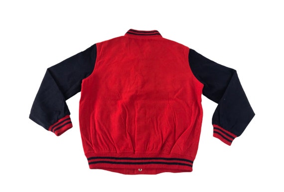 Vintage Varsity Jacket Wool Quilted Inner Snap Button… - Gem
