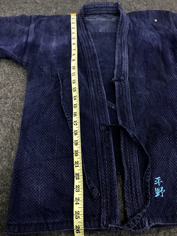 Vintage Shashiko Kimono Japanese Traditional Noragi H… - Gem