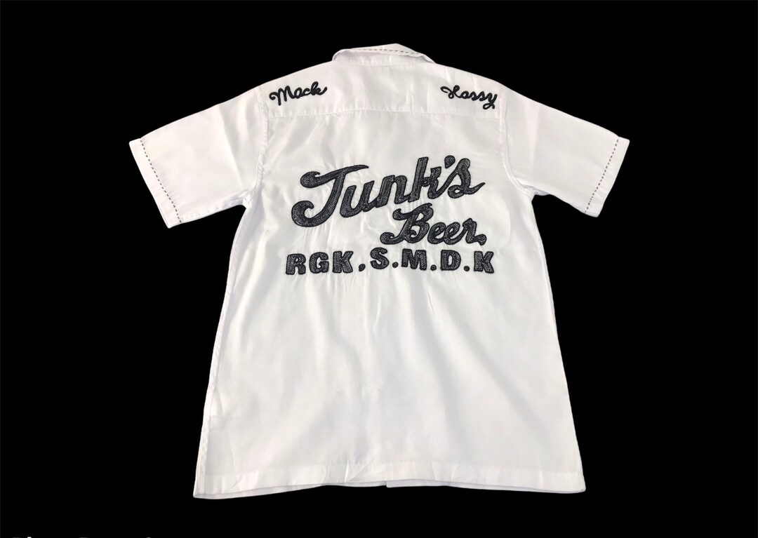 Vintage Junk Star Clothing Stiching Logo Spell Out Shirt Button up ...