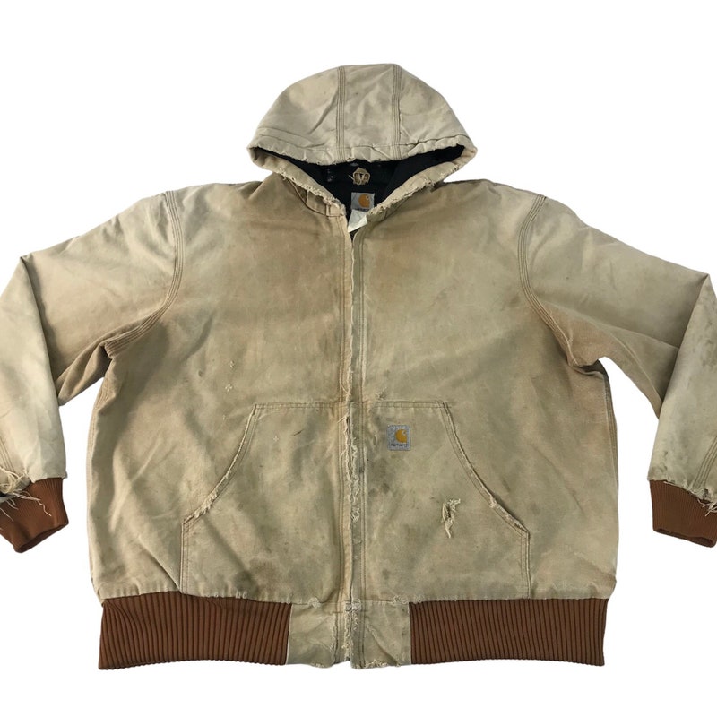 Carhartt Vintage Suede Jacket - Etsy