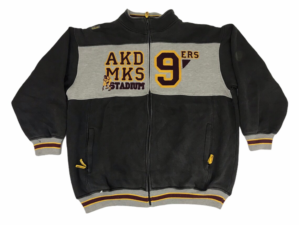 Vintage Akademiks Stadium Division 9ers Sweatshirt Hoodies Jacket ...