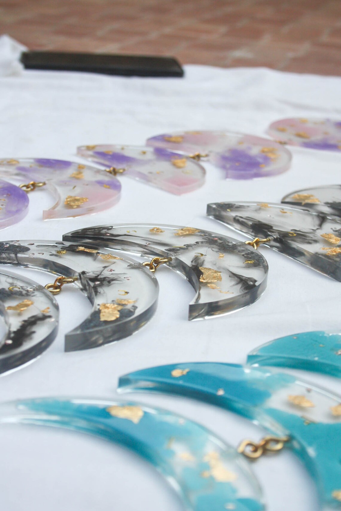 Custom Resin Moon Phases Wall Hanging Art - Etsy