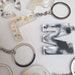 Resin Letter Keychains Initials Epoxy Keychains - Etsy