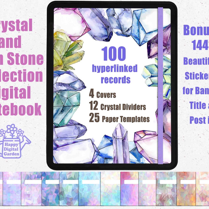 Crystal Log Book - Etsy