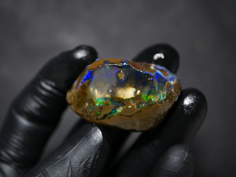 Natural Ethiopian Oil Opal Rough, AAA Fire Opal Stone, Raw Opal for ...