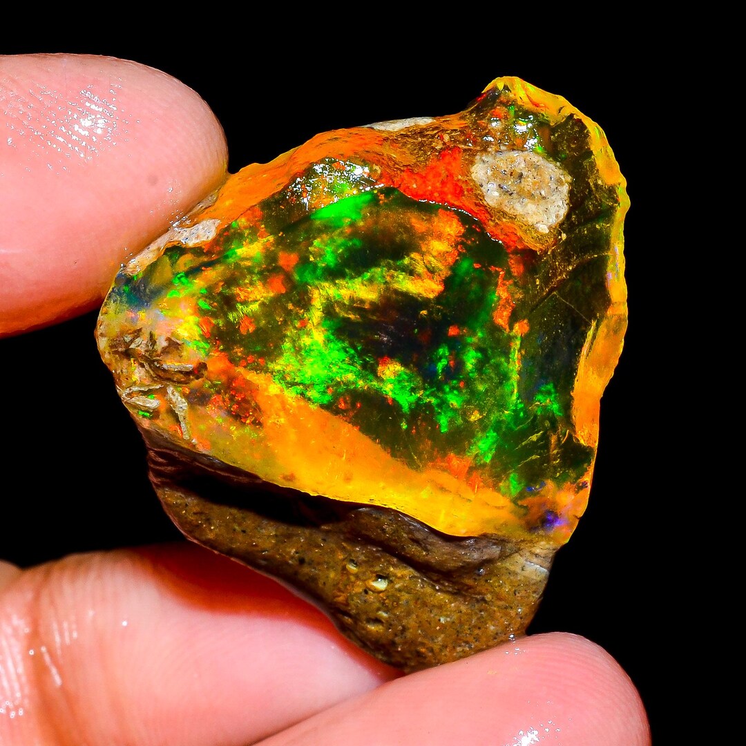 29.80CT Multi Fire Opal, Rainbow Fire Opal, High Quality Opal ...