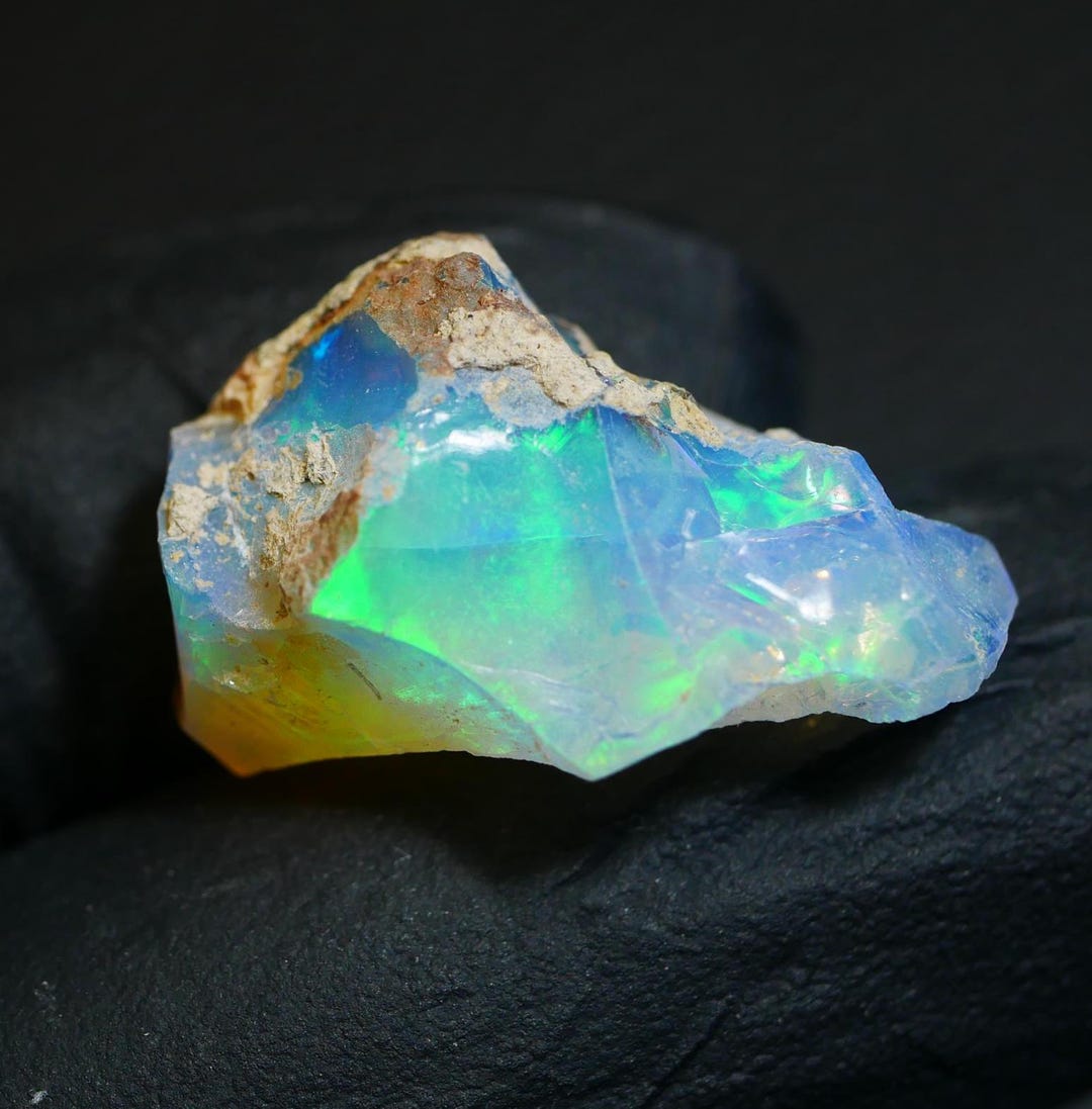9.65ct. Dry Opal Rough, Ethiopian Opal Raw, Crystal Opal Rough, Big ...