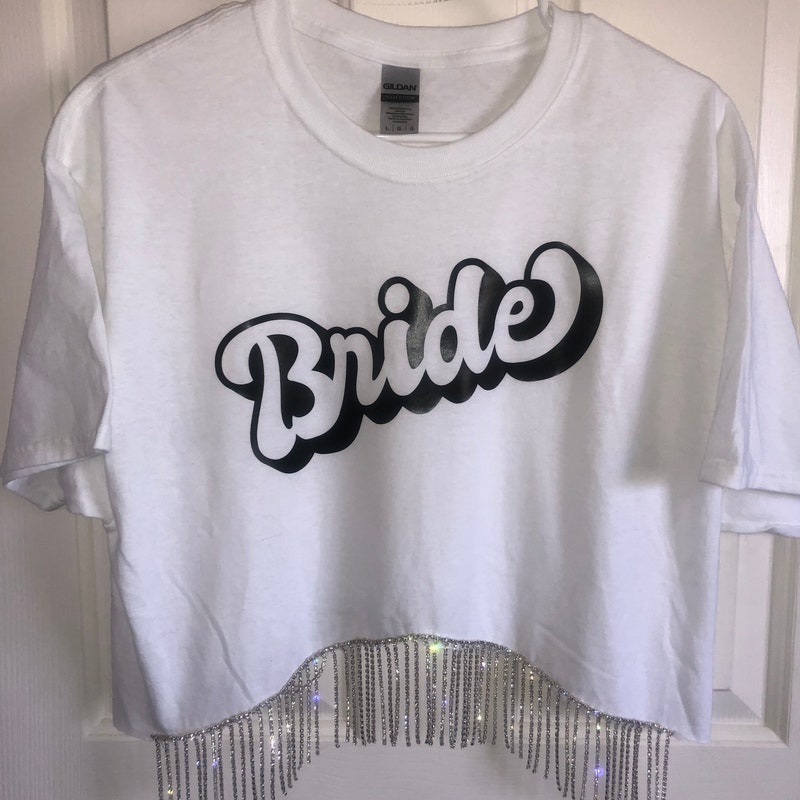 Rhinestone Crop Top - Etsy