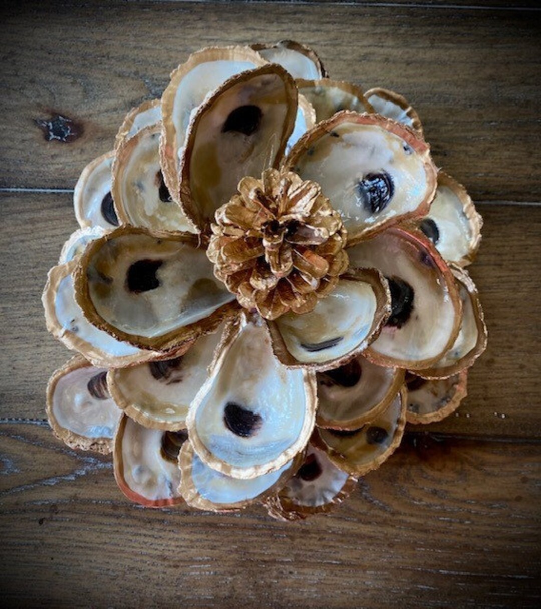 Oyster Shell Centerpiece, Tablescape, Centerpiece, Shell - Etsy