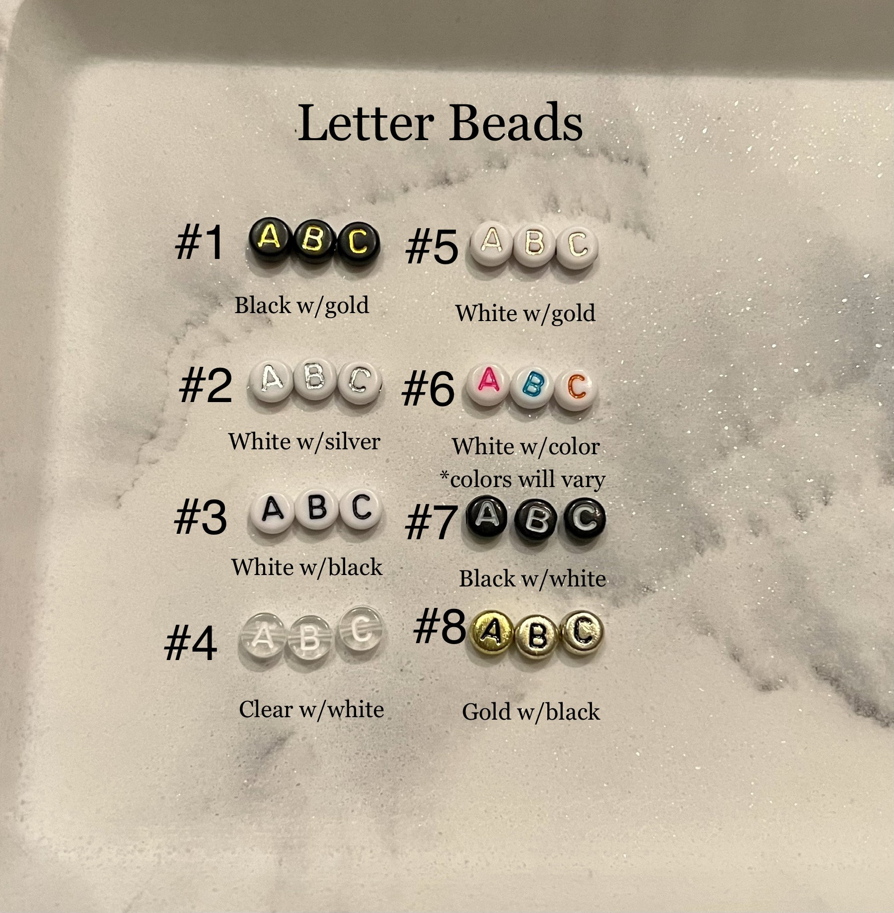 Custom Word of the Year Bracelet | Etsy