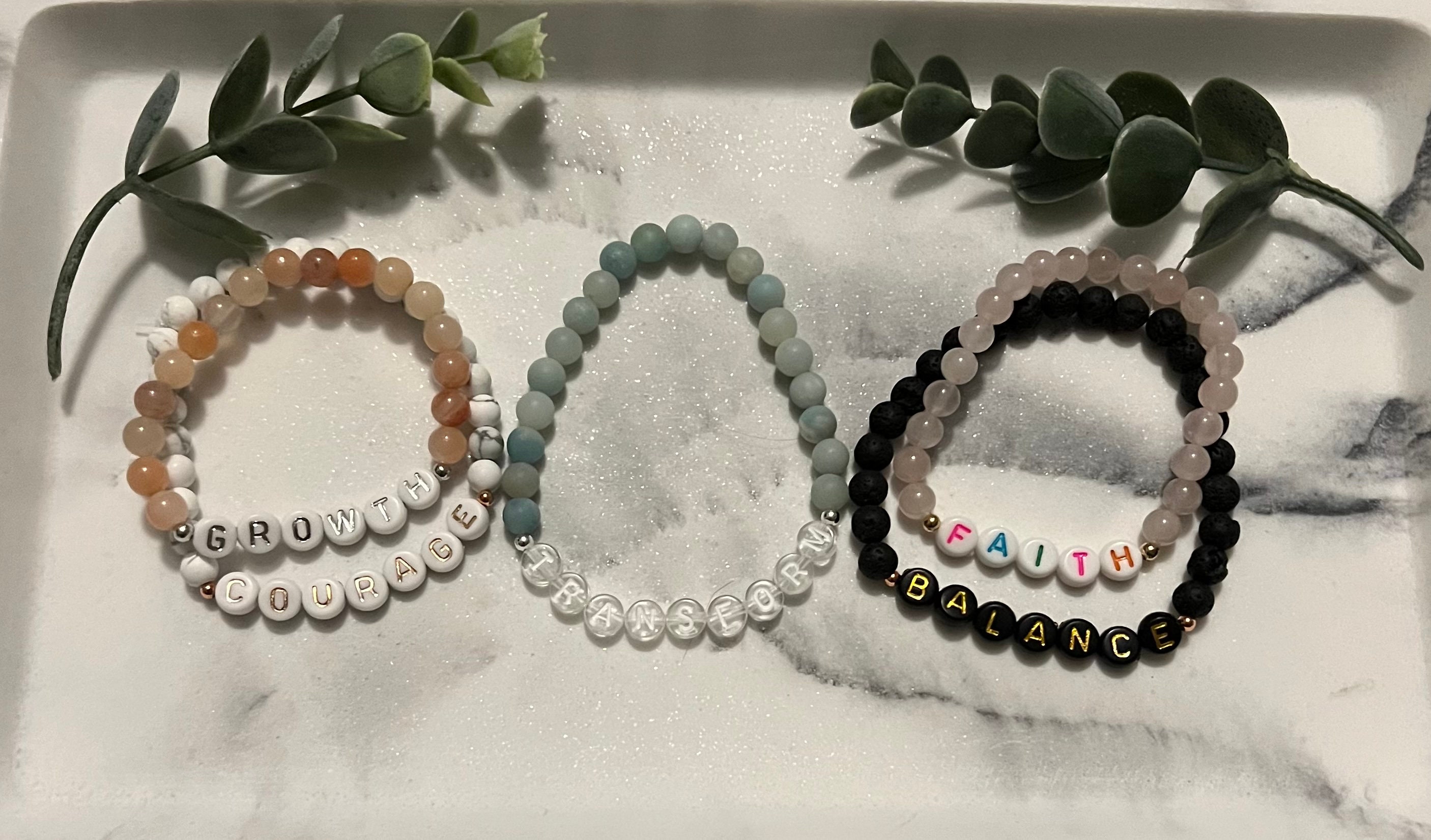 Custom Word of the Year Bracelet - Etsy