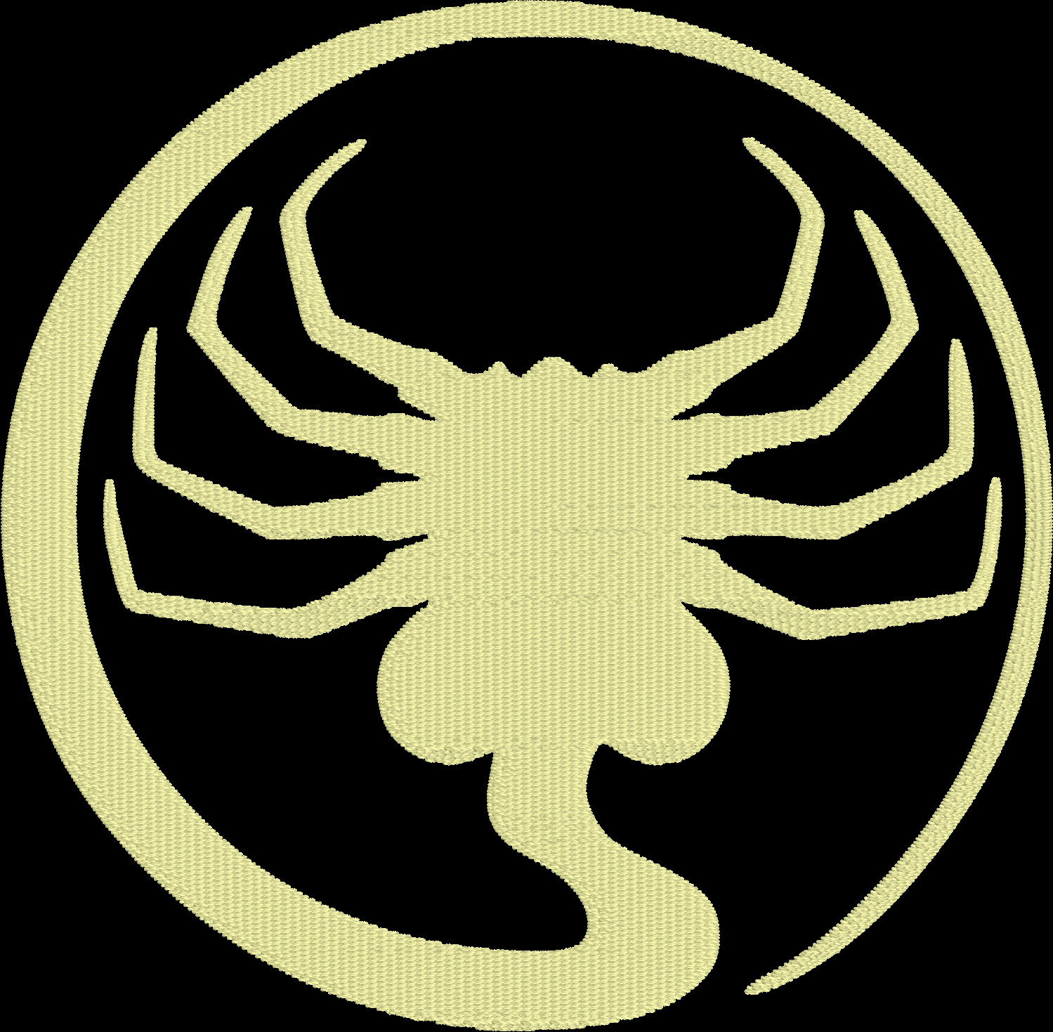 Alien Facehugger Machine Embroidery Design Dst Exp Hus Jef - Etsy