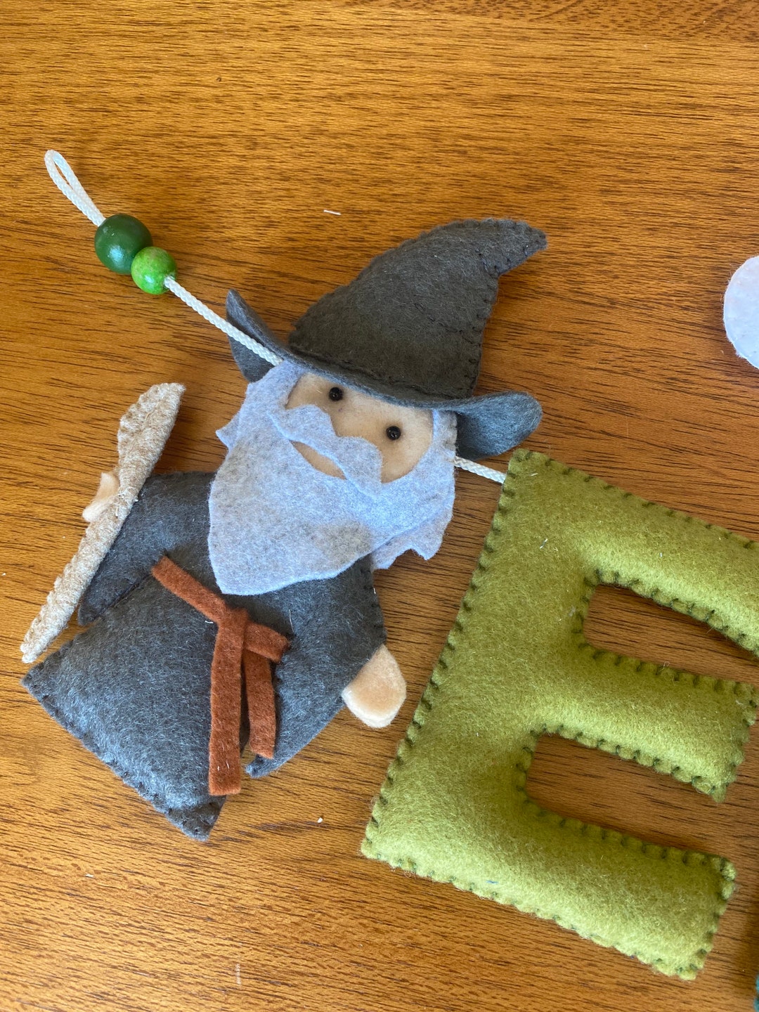 Lord of the Rings Felt Name Banner, Handmade Garland, Nursery Decor ...