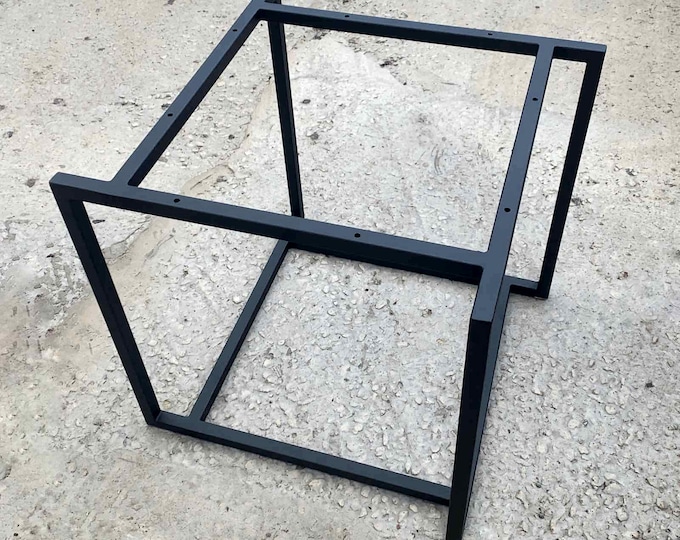 Metal Coffee Table Base Metal Table Legs Full Frame Metal | Etsy