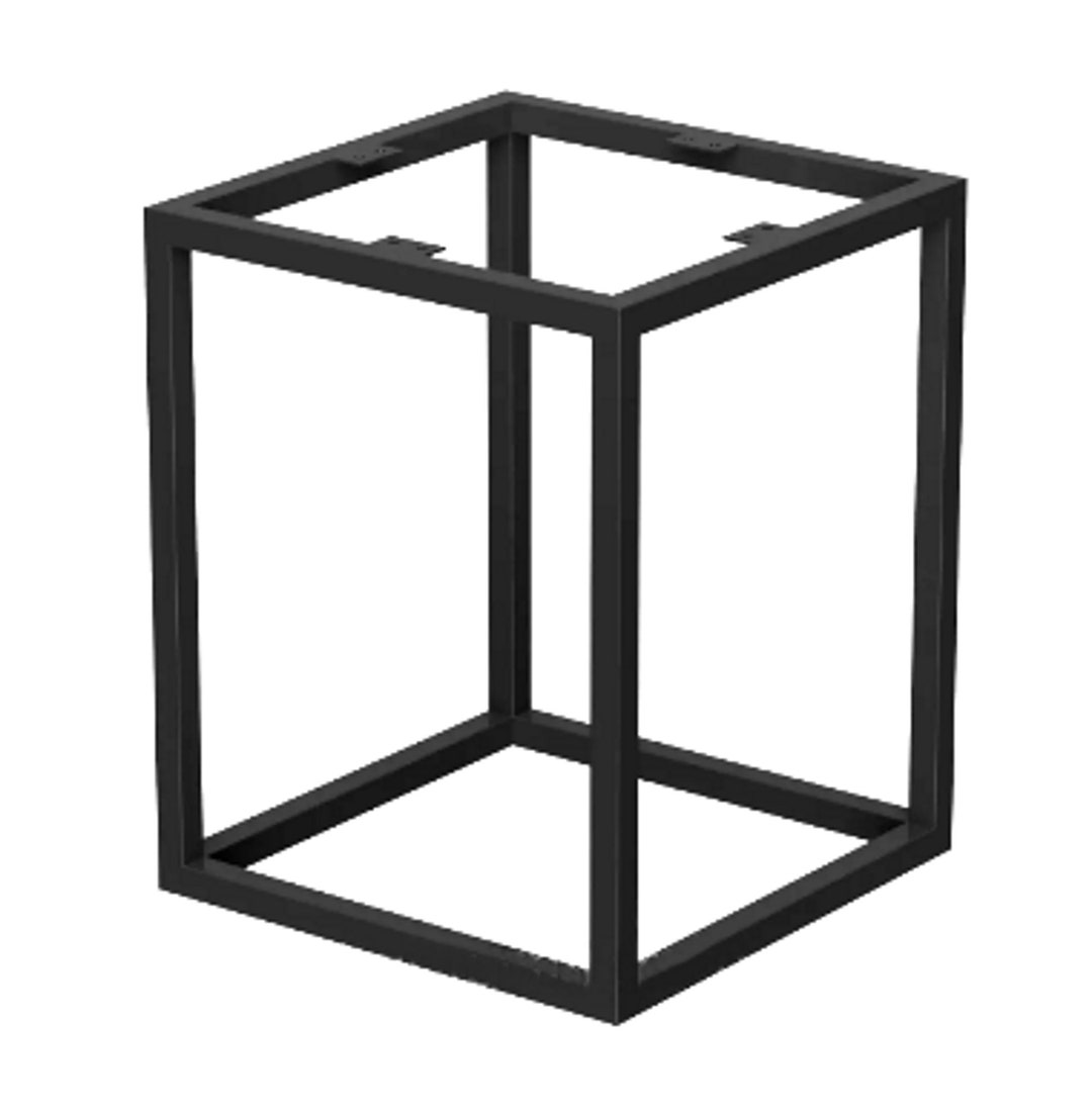 Metal Stool Base, Square Metal Stool Frame, End Table Base, Metal Cross ...