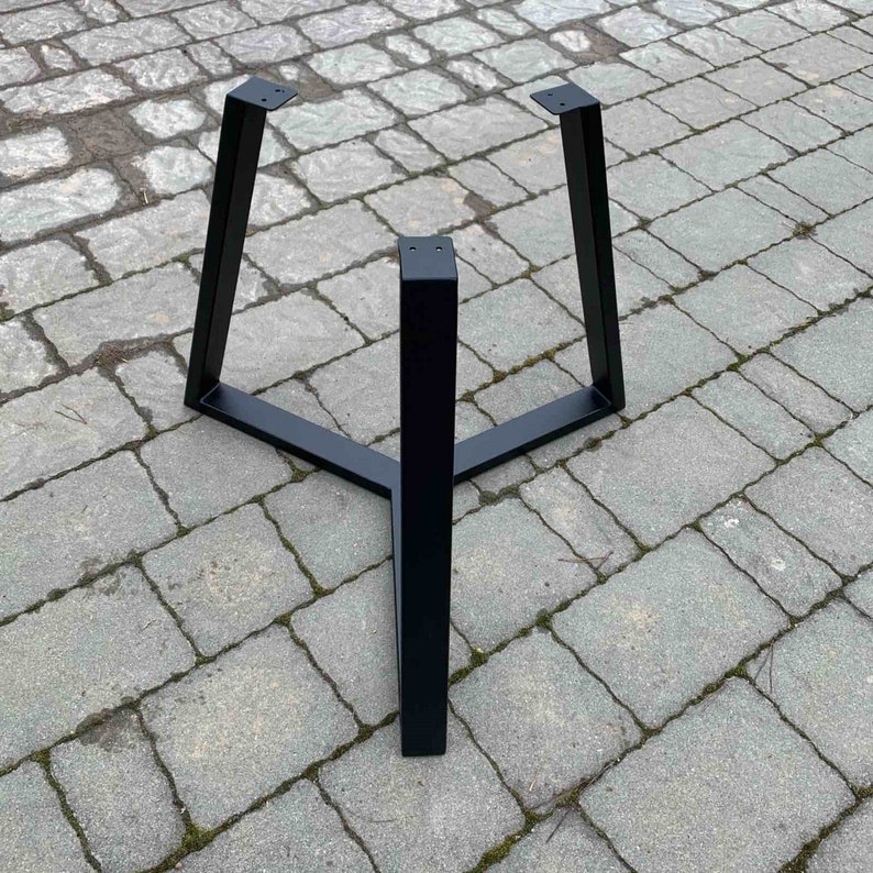 Unique Coffee Table Base for ROUND Table Top, Industrial Table Legs ...