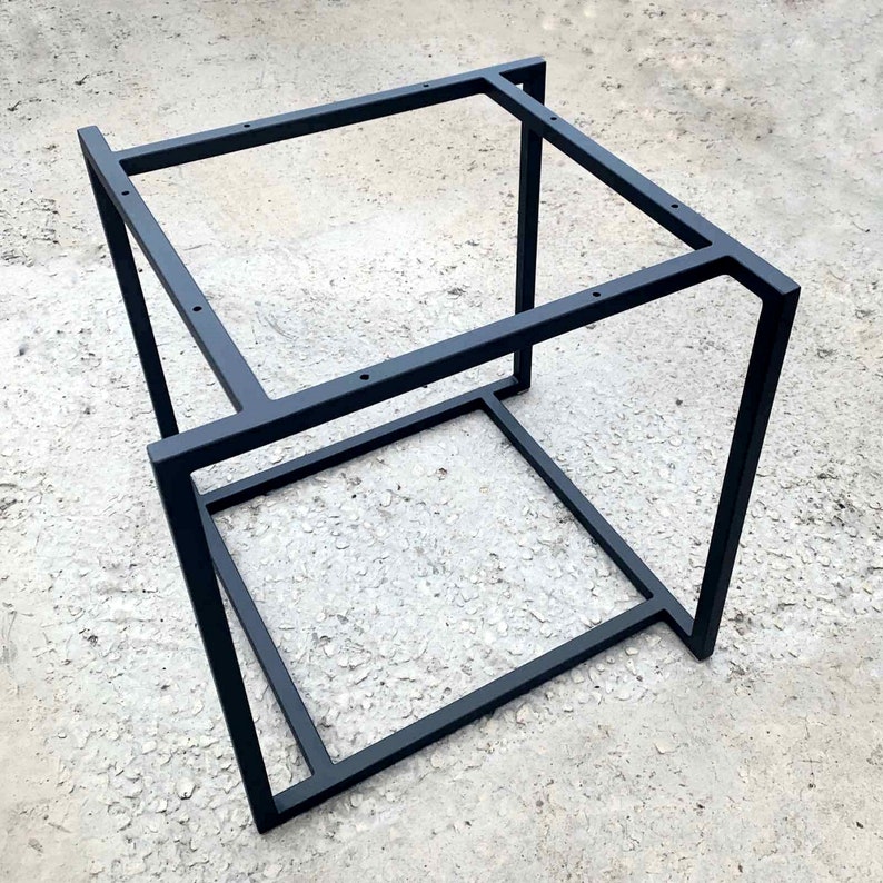 Metal Coffee Table Base Metal Table Legs Full Frame Metal - Etsy
