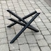 Unique Metal Coffee Table Base, Metal Table Legs, Full Frame Metal ...