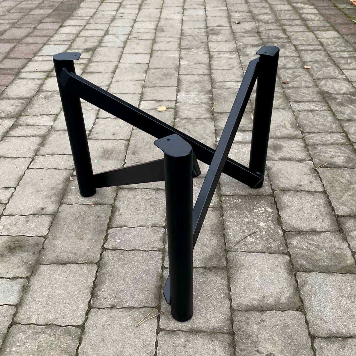 Unique Metal Coffee Table Base, Metal Table Legs, Full Frame Metal ...