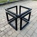 Infinity Cube Table Base, Metal Table Legs, Full Frame, Steel Table ...