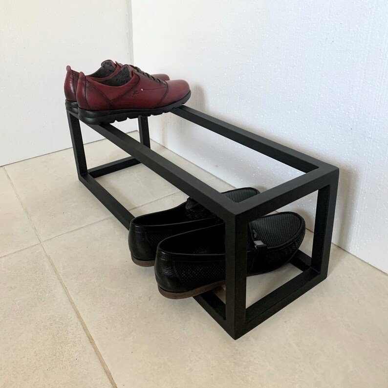 Metal Frame Shoe Rack Powder Coated Shoe Storage Organizer - Etsy
