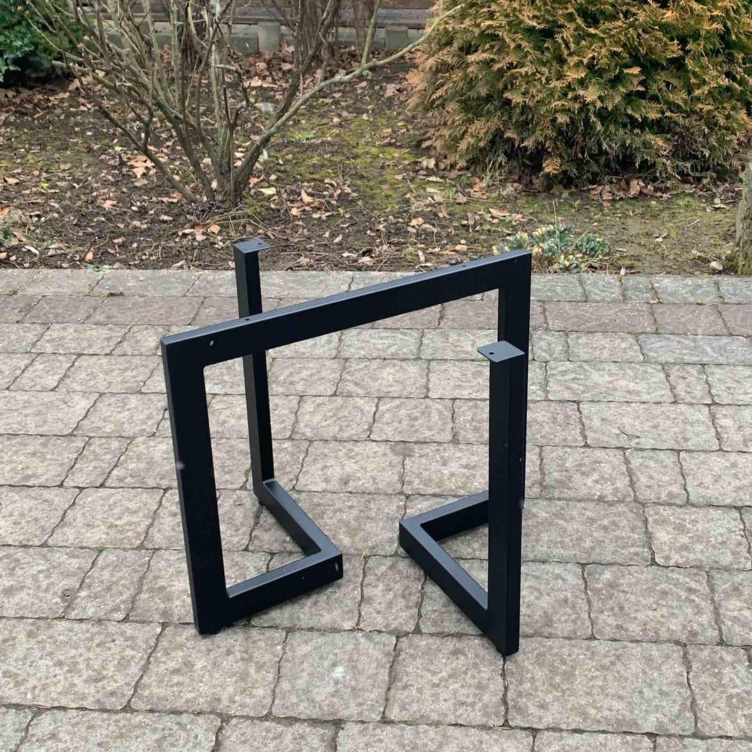 16" Coffee Table Base, Metal Table Legs, Full Frame Steel Table ...