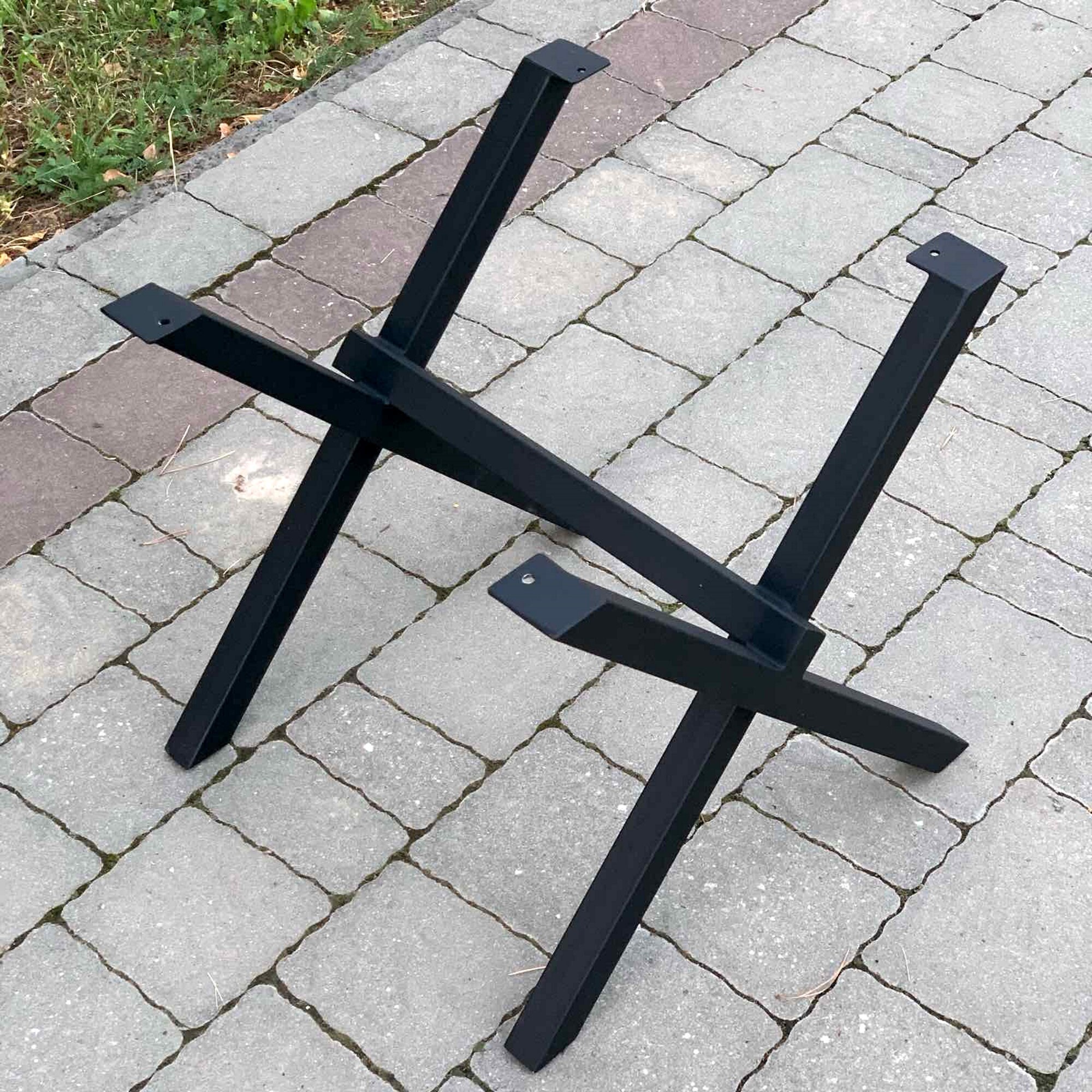 Metal Coffee Table Base Metal Table Legs Full Frame Metal - Etsy