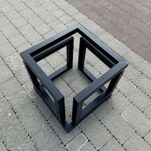 Infinity Cube Table Base, Metal Table Legs, Full Frame, Steel Table ...