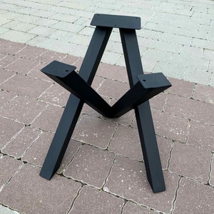 Unique Metal Coffee Table Base, Metal Table Legs, Full Frame Metal Table Base, Steel Table Frame ...