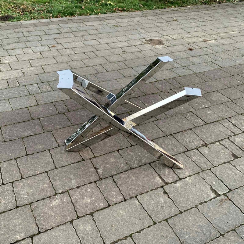 Chrome Console Table Base - Etsy