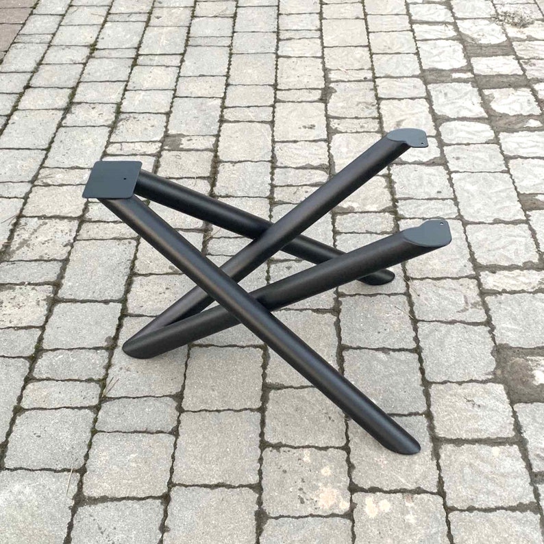 Unique Metal Coffee Table Base Metal Table Legs Full Frame - Etsy