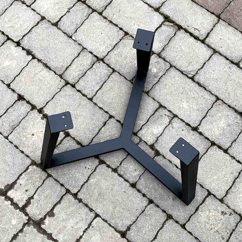 Unique Coffee Table Base for ROUND Table Top, Industrial Table Legs ...