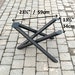 Unique Metal Coffee Table Base Metal Table Legs Full Frame - Etsy
