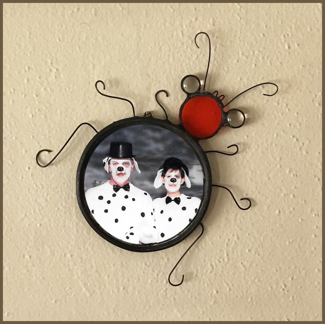 THE LADY Bug:....picture Frame Insect Art Glass Wire Sculpture Wall ...
