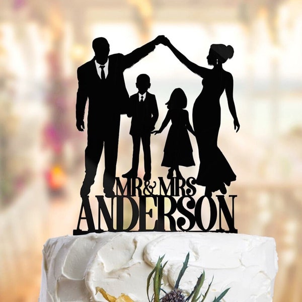 Family Cake Topper - Etsy