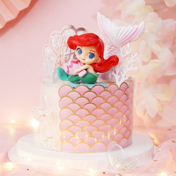 Mermaid Cake Topper - Etsy