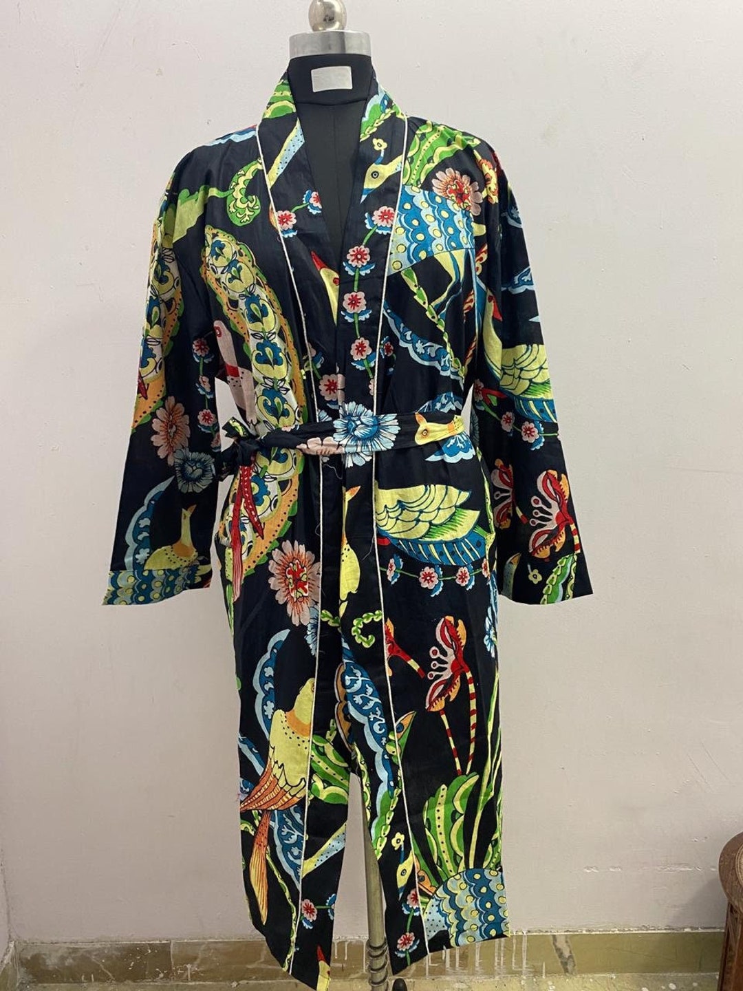 100% Cotton Kimono Robes Pure Cotton Kimono Cotton Kimono - Etsy